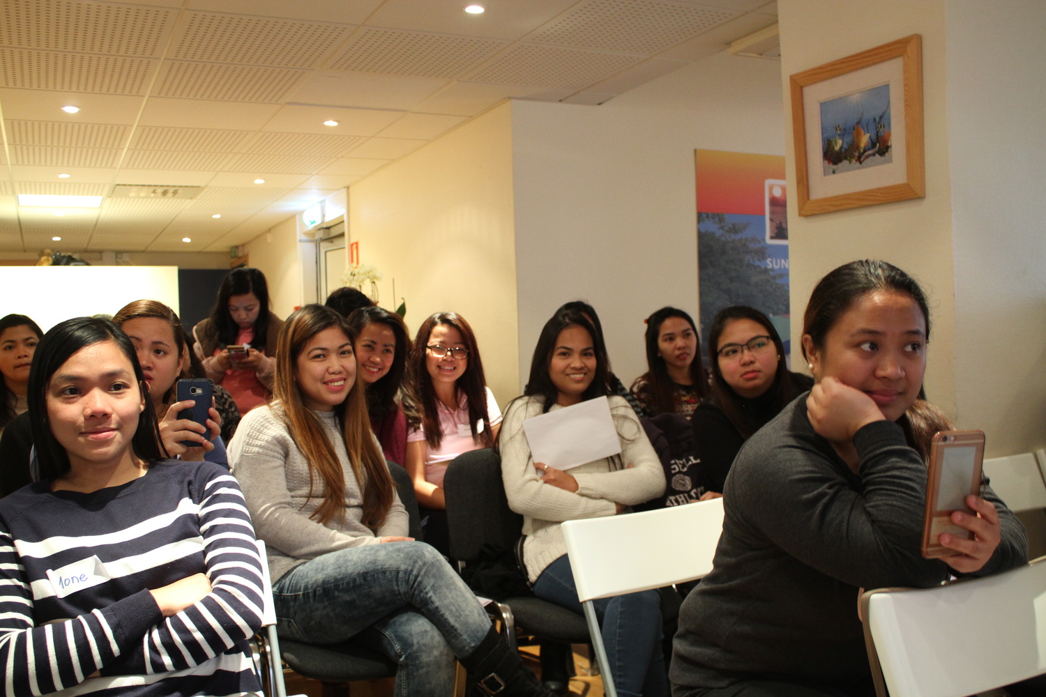 Seminar for Filipino au pairs at Philippine Embassy, November 2017